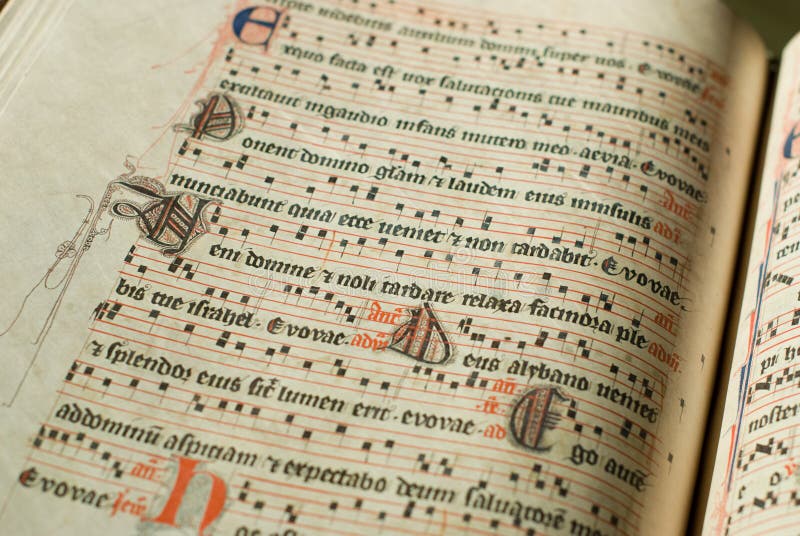 Antiphonary editorial stock image. Image of antique, ancient - 23629774