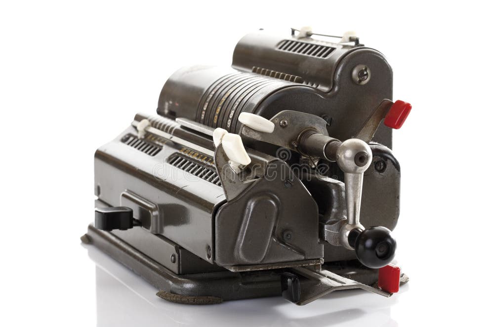 Antique Adding Machine stock photo. Image of device, aged - 50491662