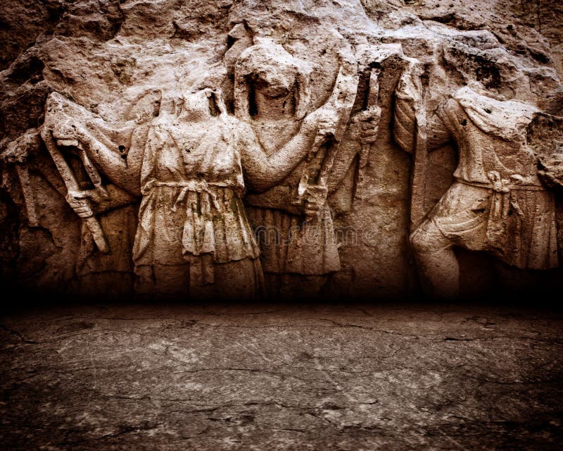 Antique Age Stage Wall stock photo. Image of cuneiform - 36760388