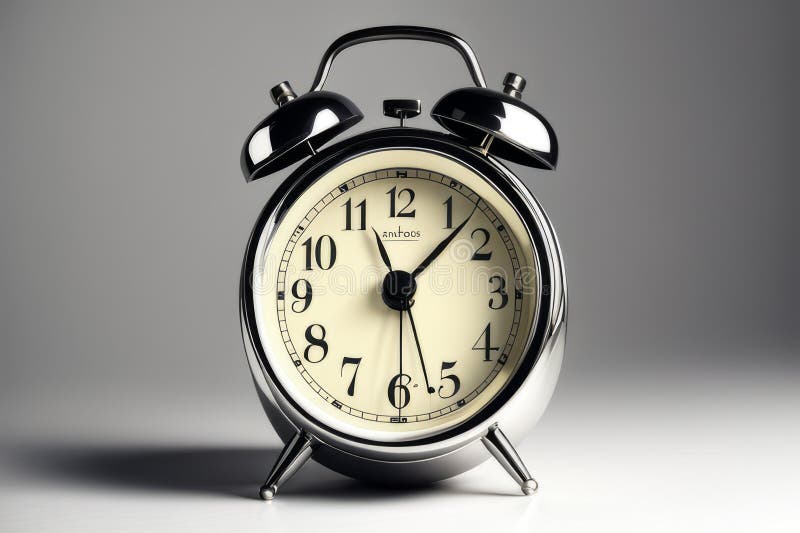 Antique Alarm Clock, Generated with AI Stock Illustration ...