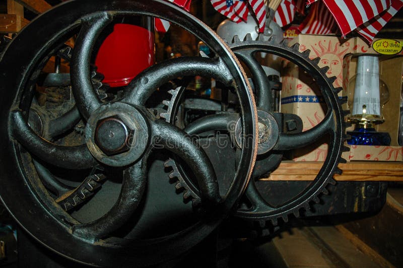 Antique Amish machinery editorial stock photo. Image of junk - 82218308