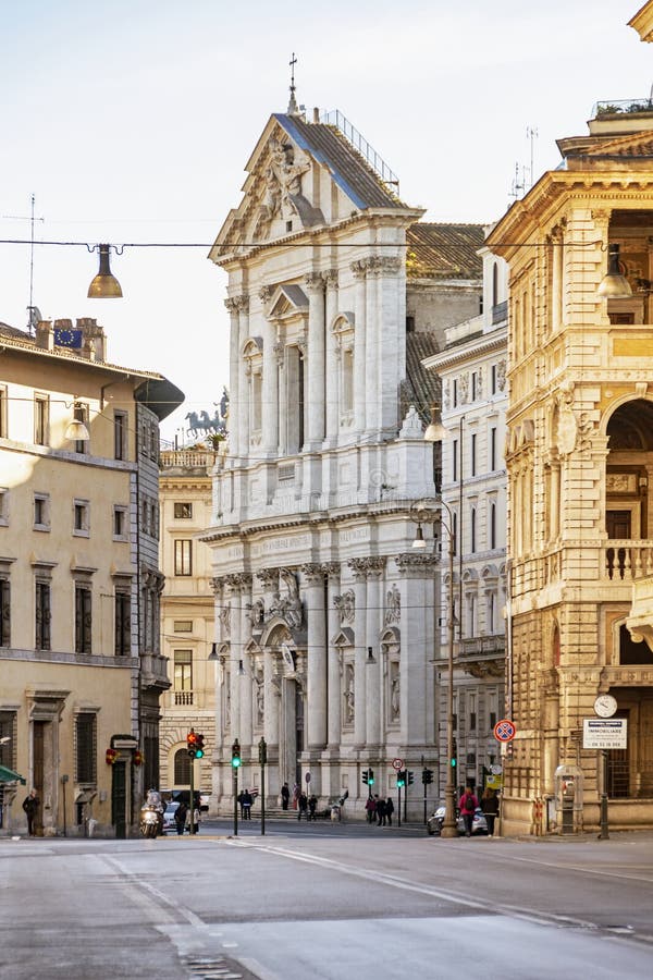 Antique church in Rome editorial image. Image of rome - 151847950