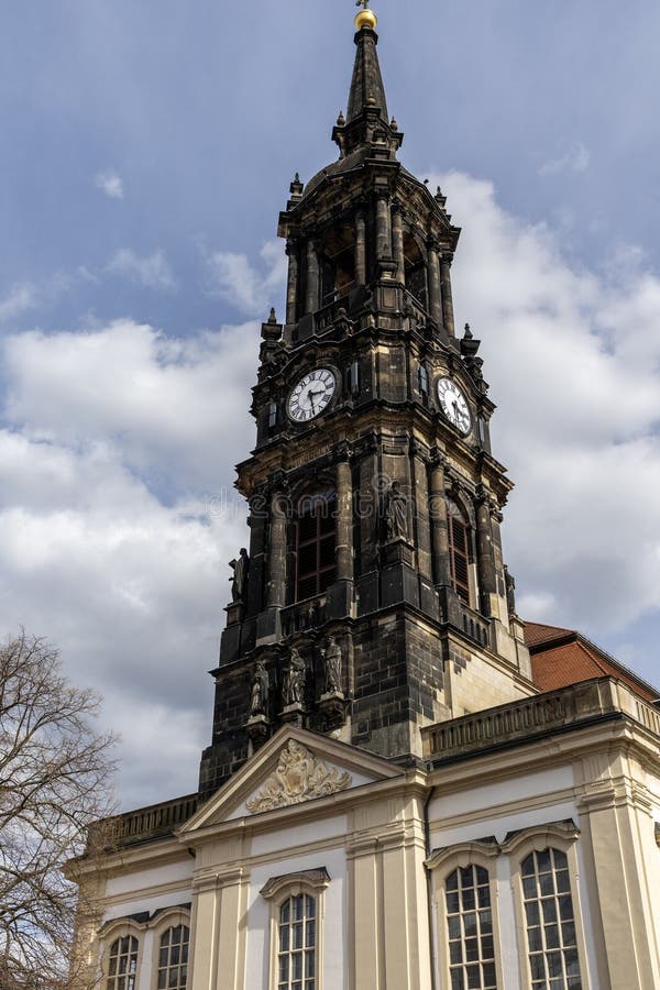 Antique Architecture of Old Buildings Dresden, Germany Stock Image ...