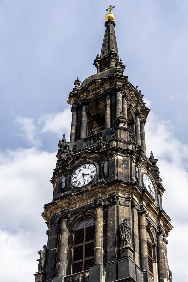 Antique Architecture of Old Buildings Dresden, Germany Stock Image ...
