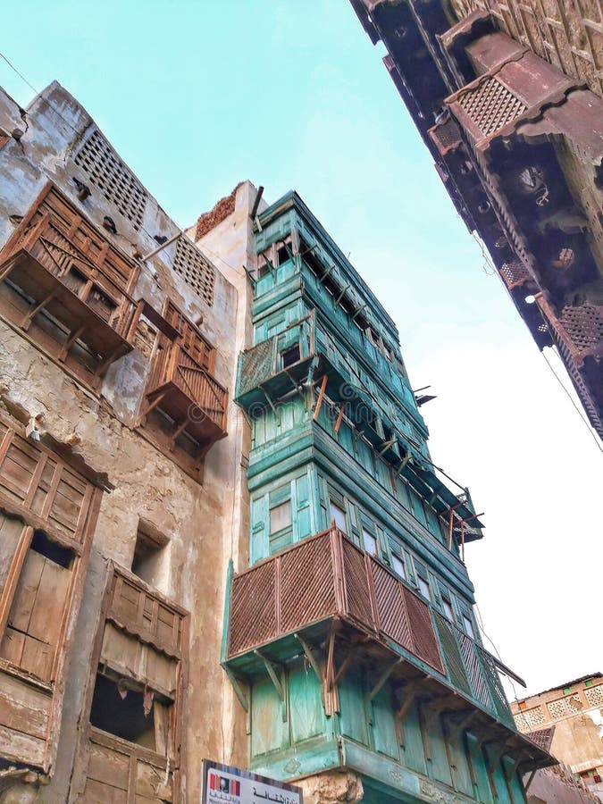Antique Architecture Windows Frame, Historical District, Jeddah, Saudi ...