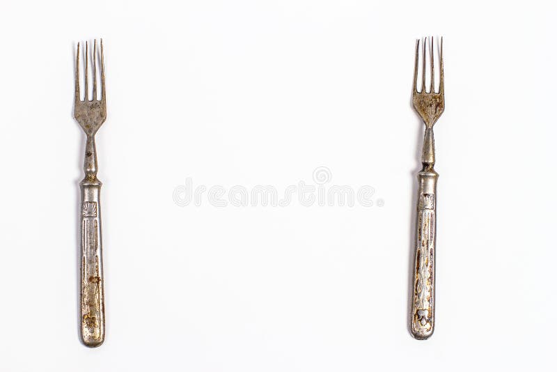 Rusty fork and knife stock photo. Image of rust, fork - 9218870