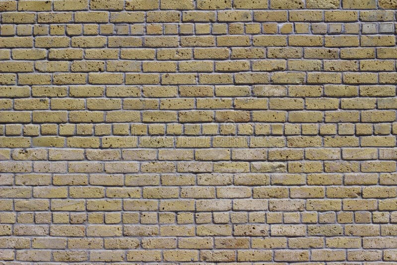 Antique Beige Brick Wall Texture in Common Bond Brickwork Pattern with ...