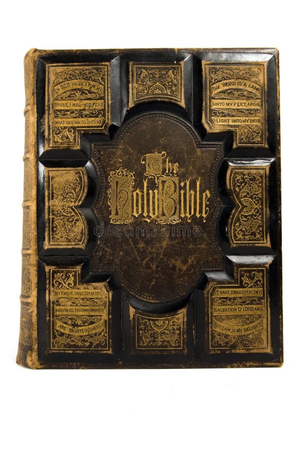 Antique Bible Cover Text stock photo. Image of antique - 34612328