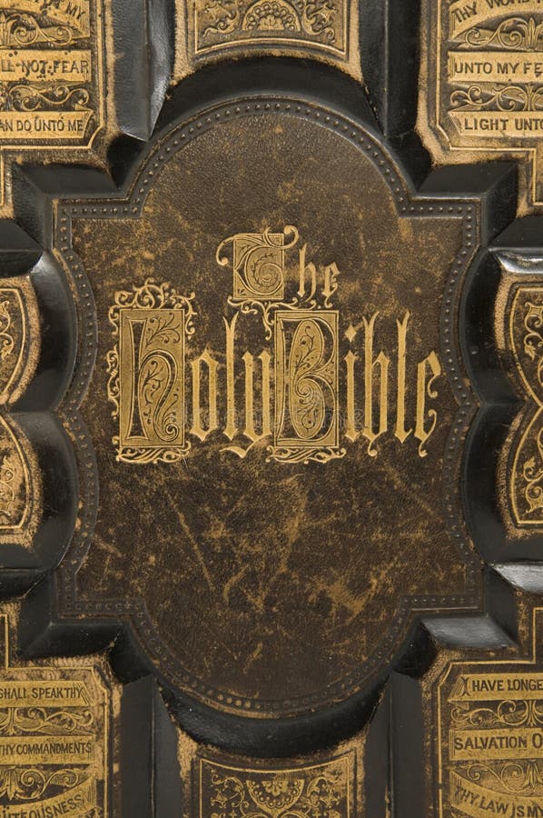 Antique Bible Cover Text stock photo. Image of antique - 34612328