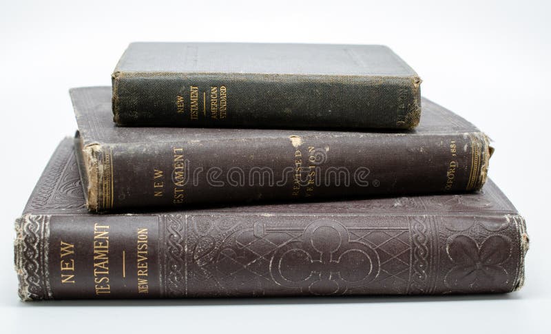 Antique Bibles Stacked stock photo. Image of covered - 78429944