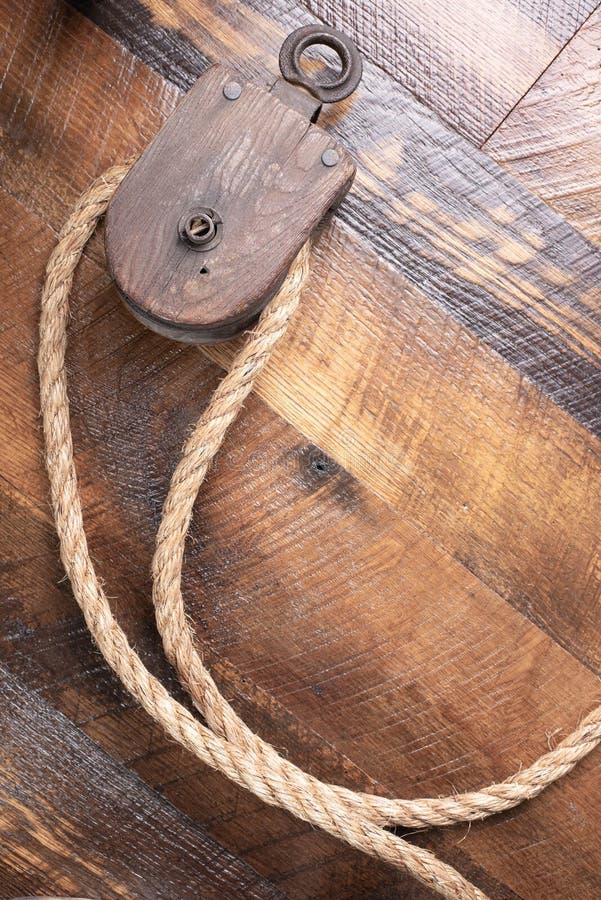 Antique block and tackle stock photo. Image of vintage - 323745010