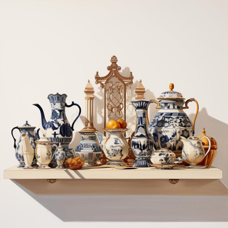 Porcelain Ware Display Stock Illustrations – 145 Porcelain Ware Display ...