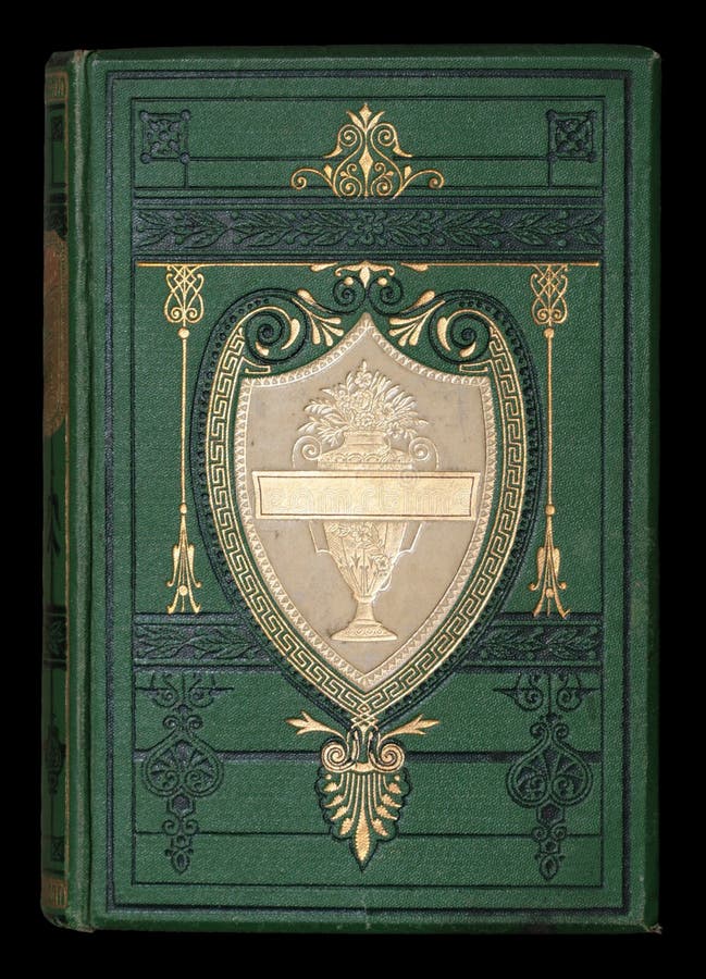 Antique Book stock image. Image of title, cover, green - 13393165