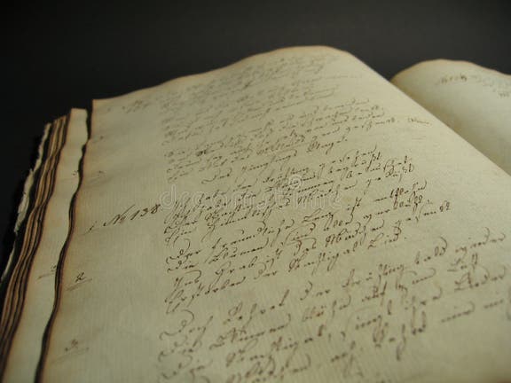 Antique Book II stock photo. Image of pages, hand, written - 14488