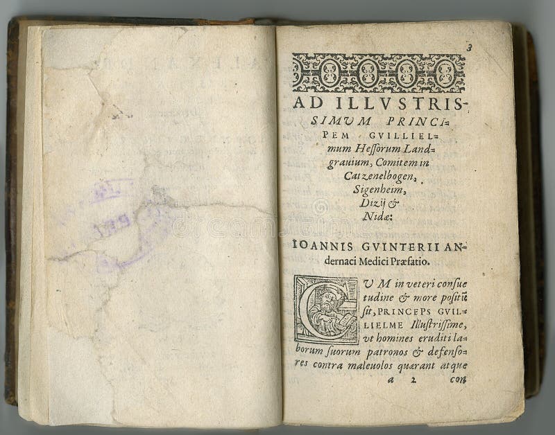 Antique Book, Information Page and Ancient Knowledge for Learning Study ...