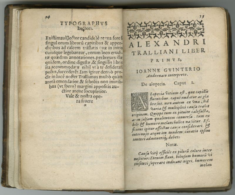 Antique Book, Information Paper or Ancient Knowledge for Learning Study ...