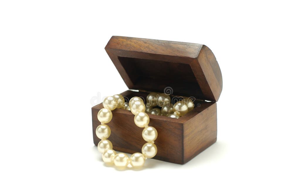 Antique box with pearls stock photo. Image of jewel, hunter - 1847474