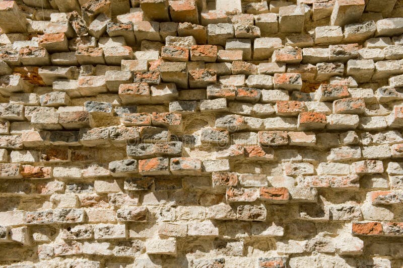 Antique brick wall stock photo. Image of ancient, grunge - 20591308