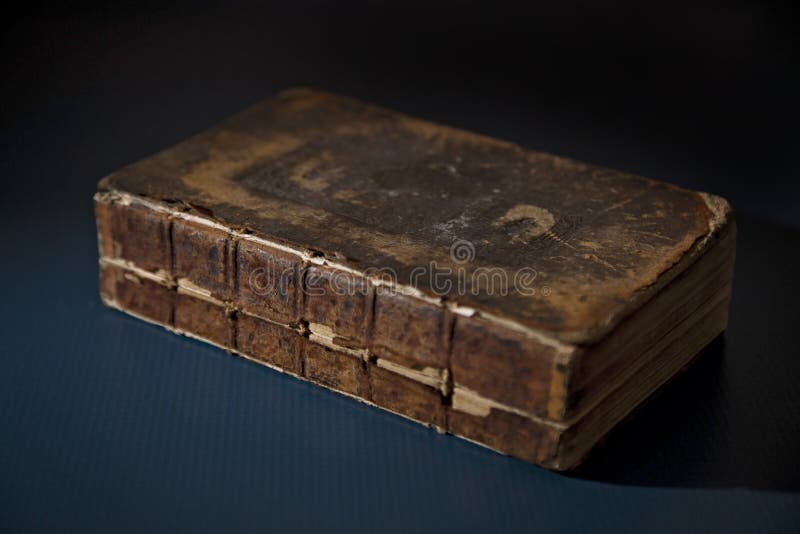 An Antique Broken Book on a Table Stock Image - Image of church, narrow ...