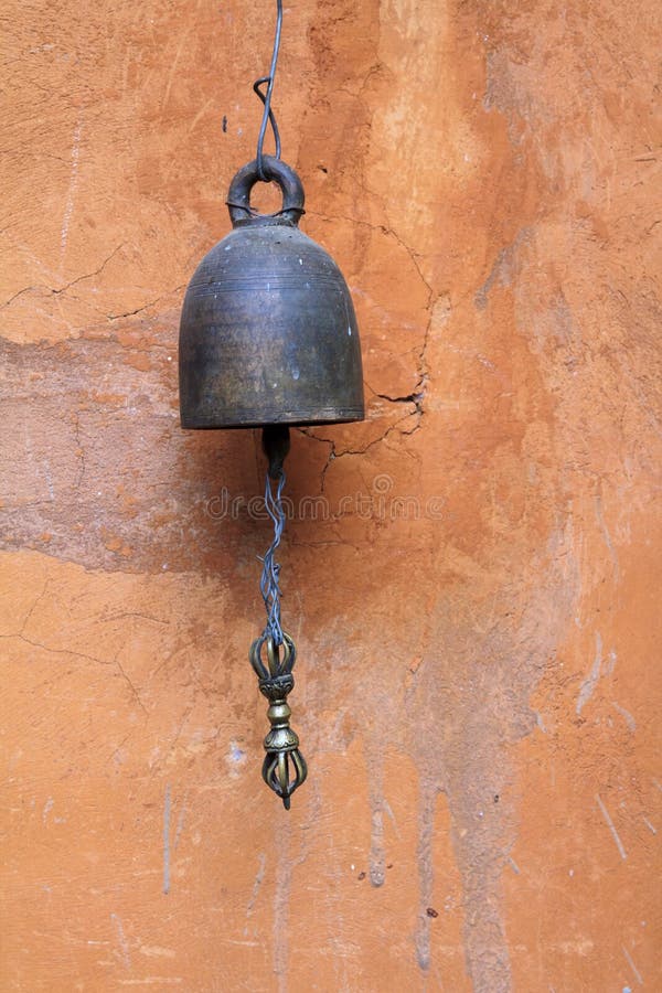 Antique bronze bell stock image. Image of bronze, decoration - 21589655