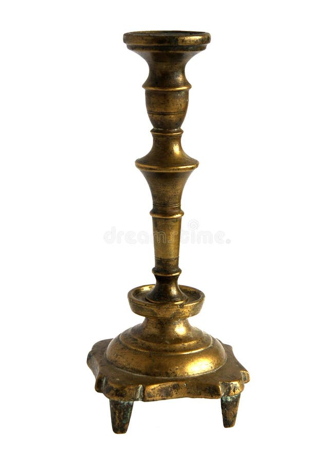 Antique bronze candlestick stock image. Image of decorative - 82931903
