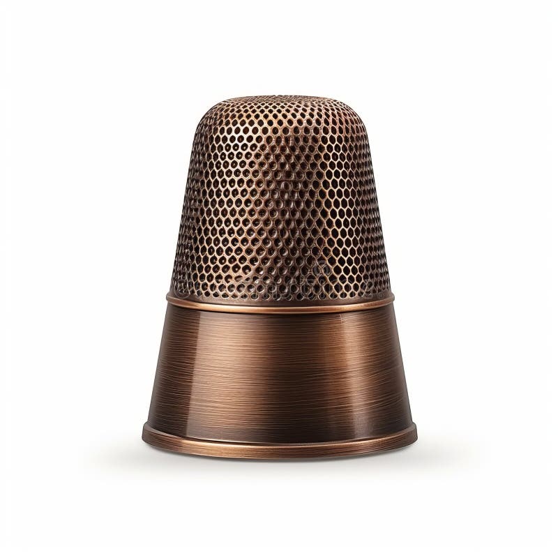 Antique Bronze Thimble: a Sewist S Protector Stock Illustration ...