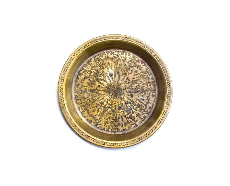 Antique bronze Tray stock image. Image of detail, macro - 70852897