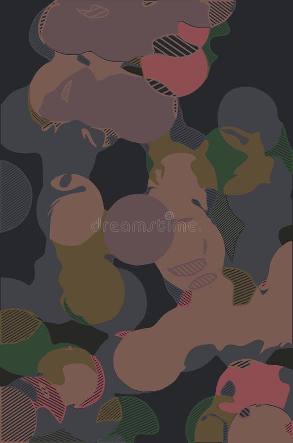 Antique Brown Background with Free Form Shape Stock Vector ...