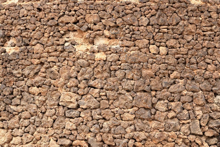 Antique Brown Natural Stone Wall Texture for Background Stock Photo ...