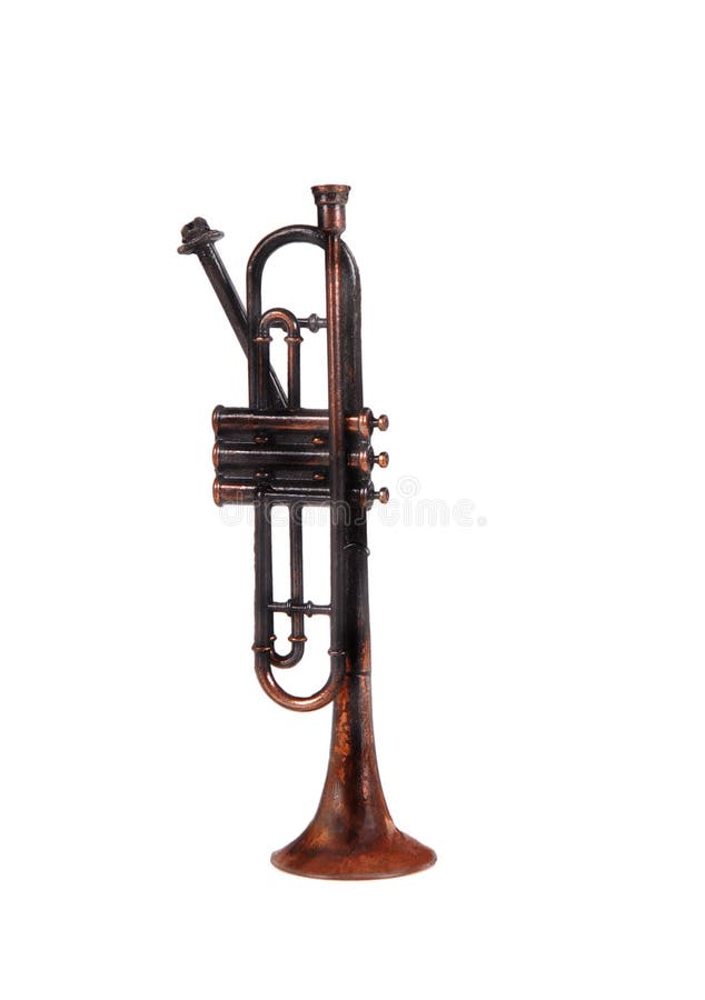 Antique Bugle stock image. Image of bugle, jazz, trumpet - 4232051