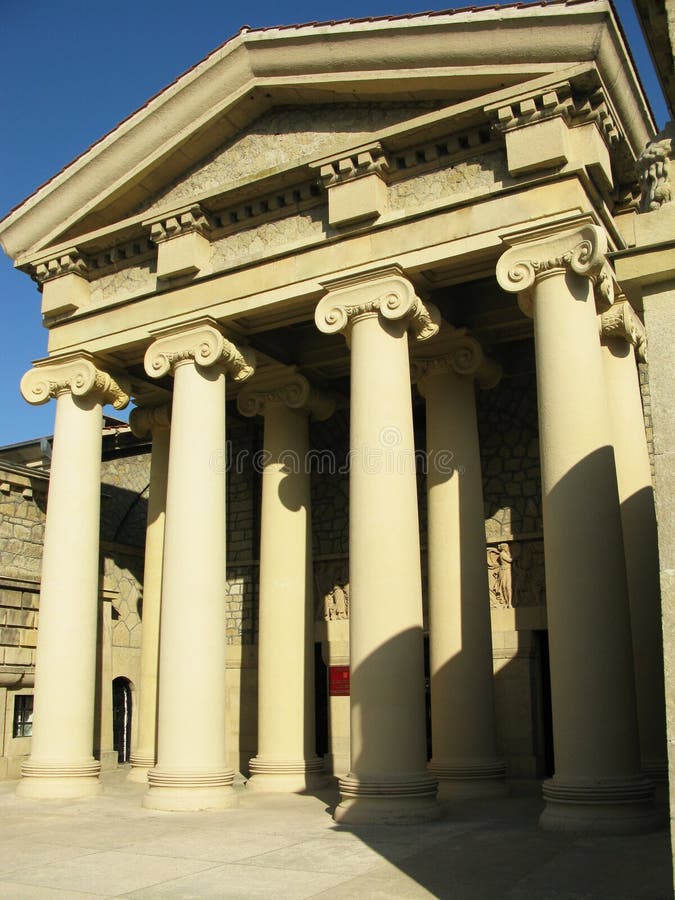 Antique Building Architecture with Columns Travel Photo Stock Photo ...