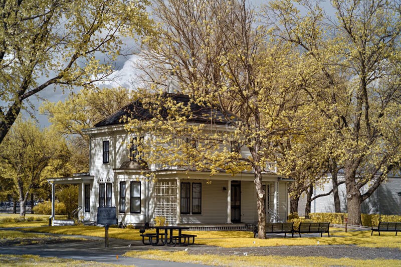 Antique Building Situated in the Center of a Lush Park. Editorial Photo ...