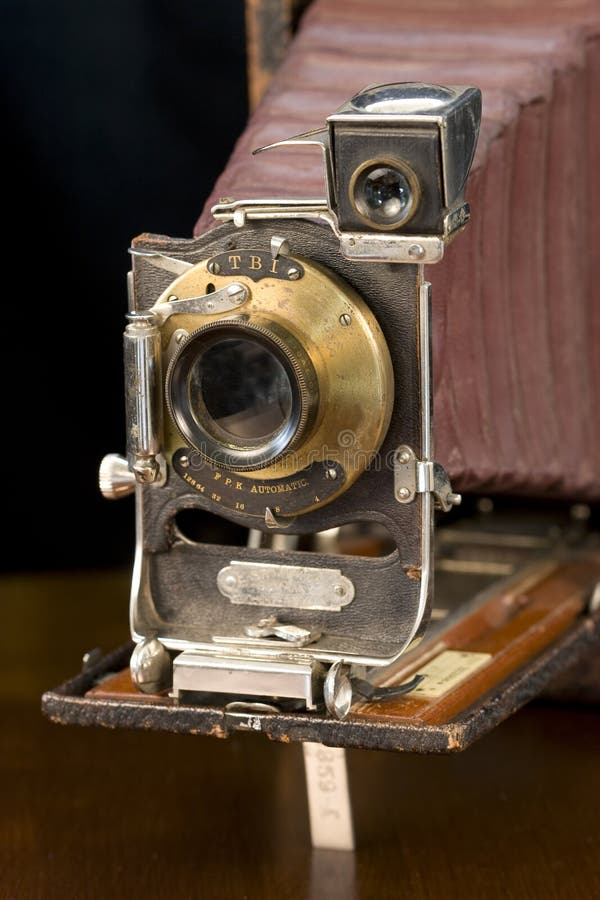Antique Camera stock photo. Image of bellows, retro, brass - 9762594