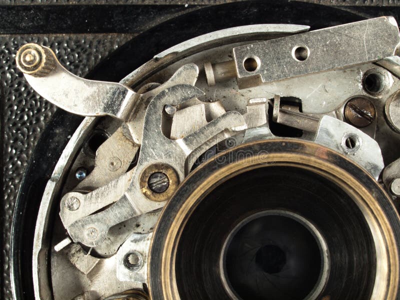 Antique Camera Clockwork stock photo. Image of shutter - 18440404