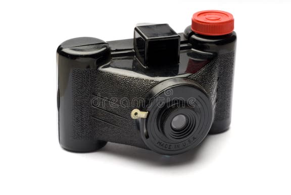 Antique Camera from Left Side Stock Photo - Image of lens, historic ...