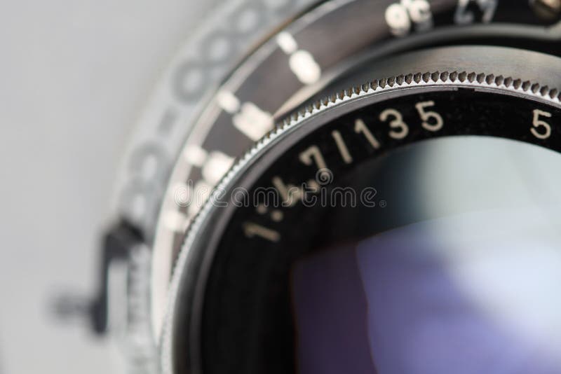 Antique camera lens stock photo. Image of selective, equipment - 24232722