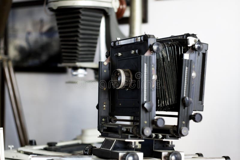 Antique Camera is Located in the Old Studio Stock Photo - Image of ...