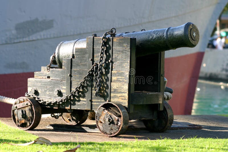 Antique Canon on Display stock photo. Image of cannons, military - 1666