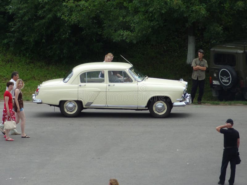 Antique car in Russia editorial image. Image of russian - 43110455