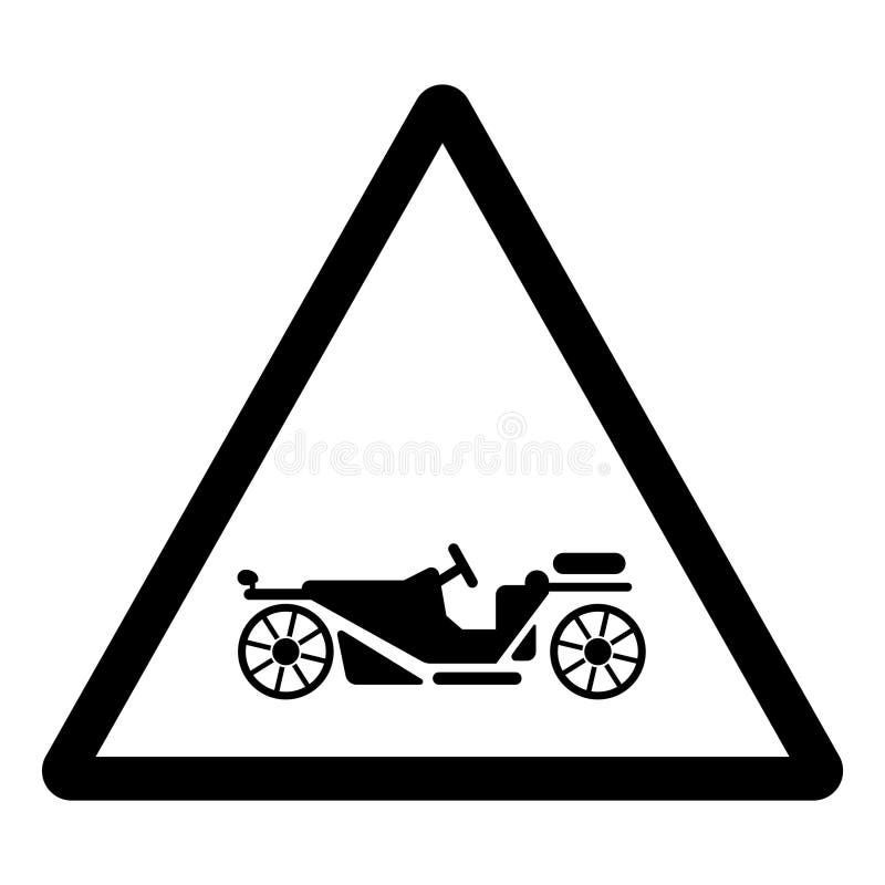 Antique Car Symbol Sign,Vector Illustration, Isolate on White ...