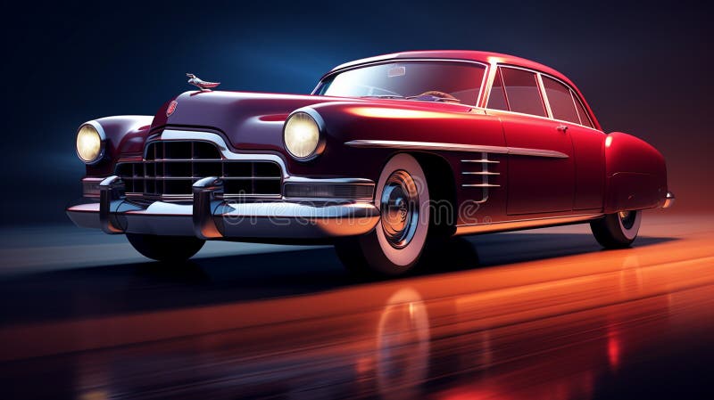 Antique Car Thats a True Original Stock Illustration - Illustration of ...