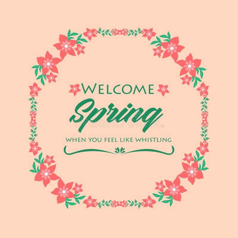 Antique Card Design, with Beautiful Red Wreath Frame, for Celebration ...