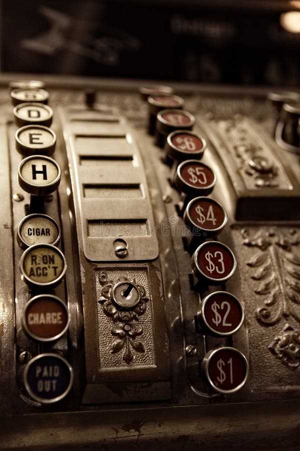 Old Cash Register Key stock photo. Image of register, antique - 4990826