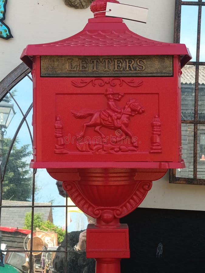 Antique Cast Iron Letter Box Stock Photo - Image of iron, letter: 274220156