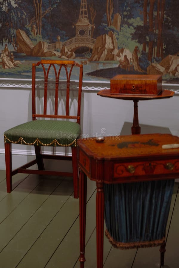 Antique chair and table editorial stock photo. Image of table - 324524928