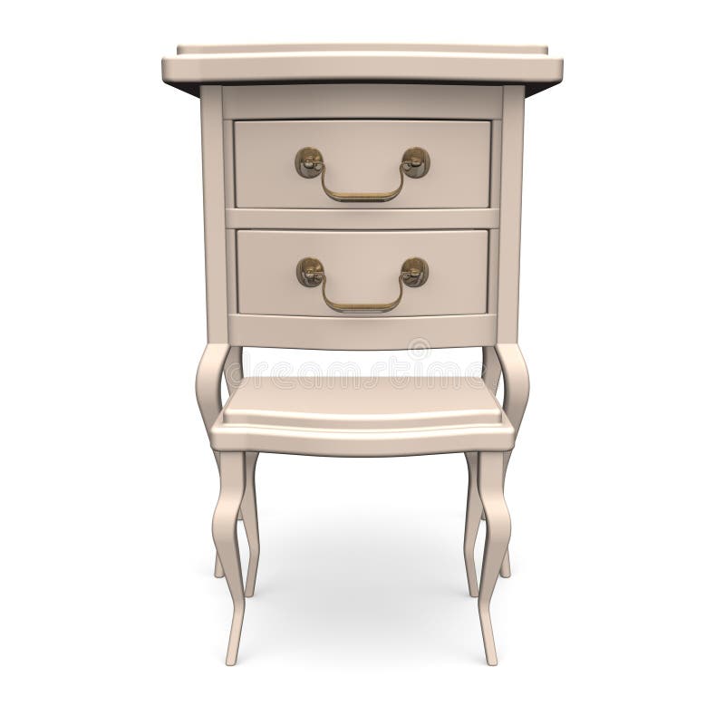 Antique Chest Front View stock illustration. Illustration of lovely ...