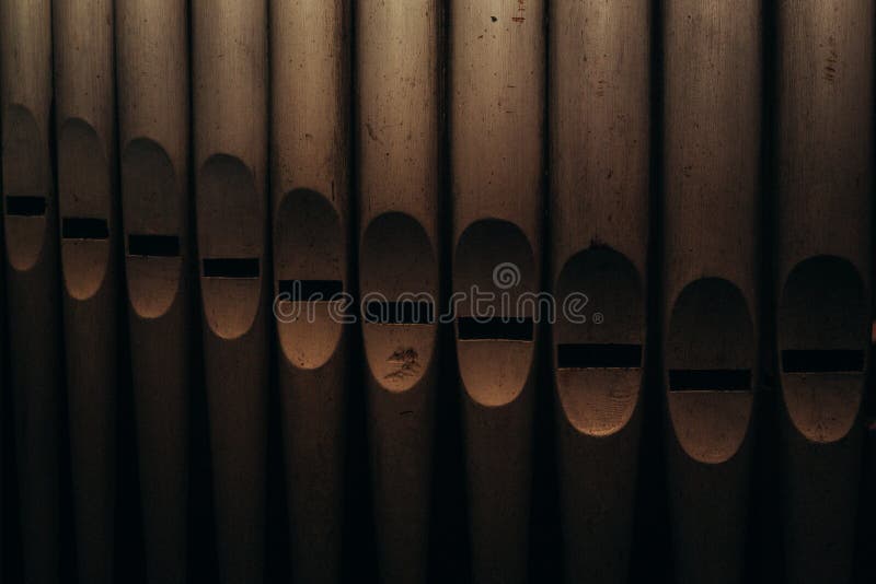 Antique Church Pipe Organ stock photo. Image of panel - 13894740