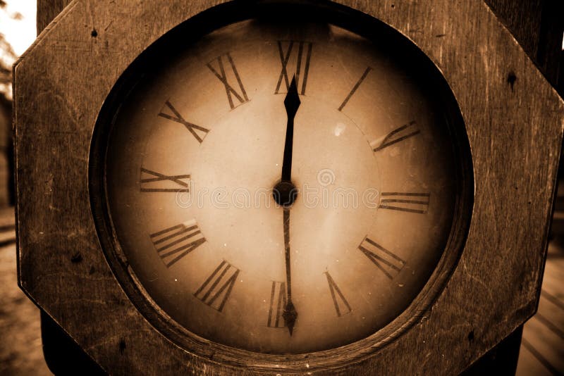 Antique clock stock photo. Image of passing, elegant, aged - 5712156
