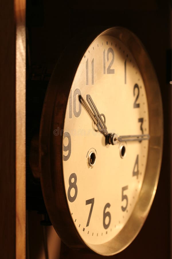 Antique clock stock photo. Image of hours, countdown, pointers - 812132