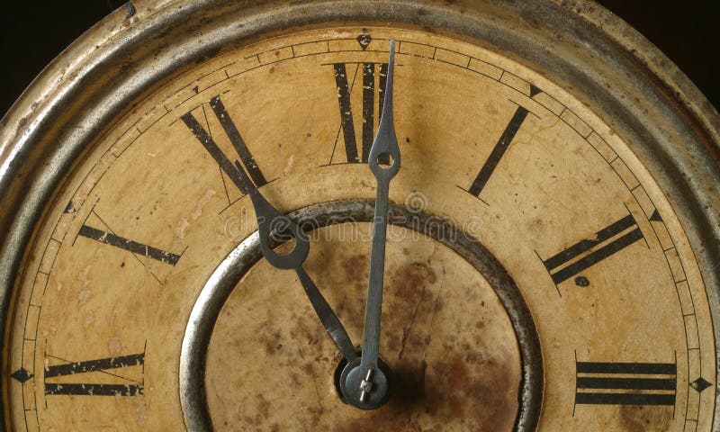 Antique clock stock image. Image of hour, antique, number - 83859